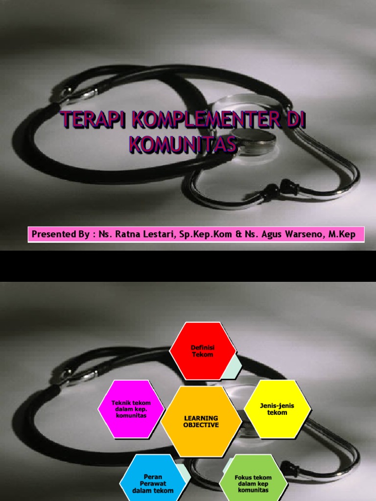 TERAPI Komplementer KOMUNITAS | PDF | Pengembangan Diri | Kesehatan Holistik