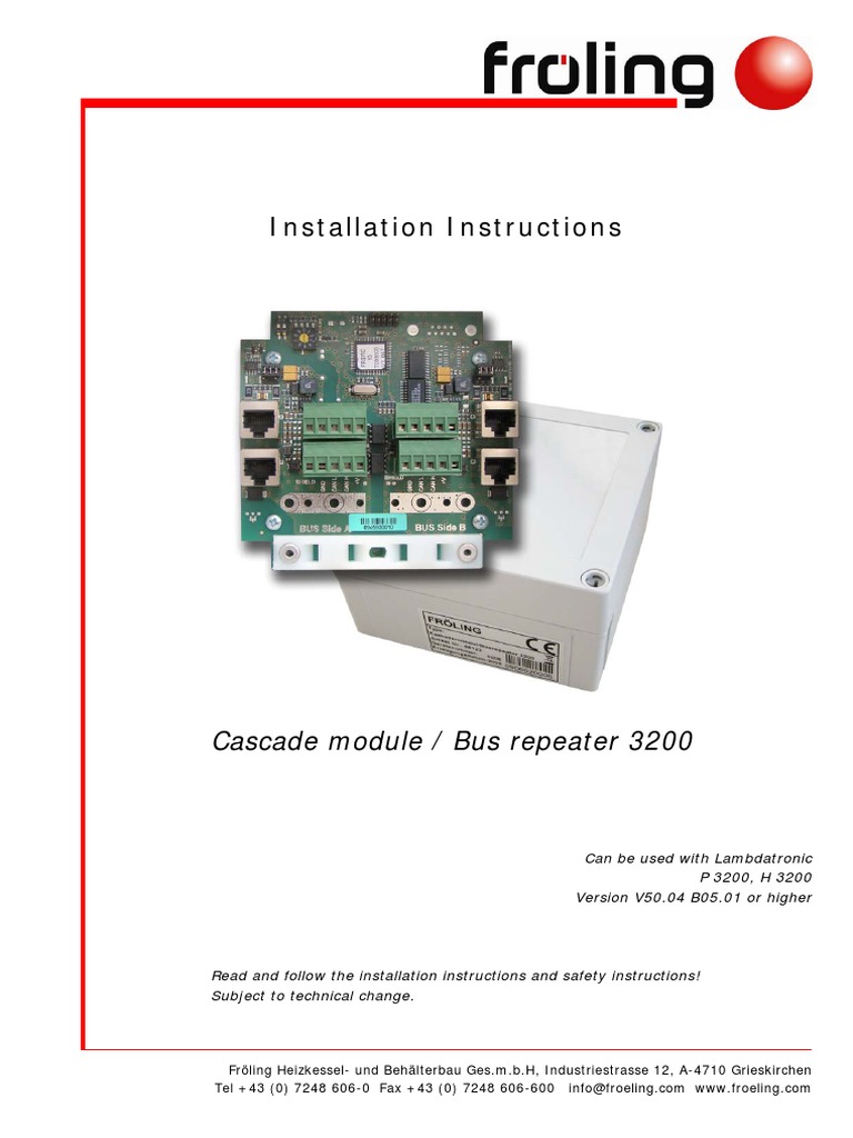 Cascade Control Instructions | PDF