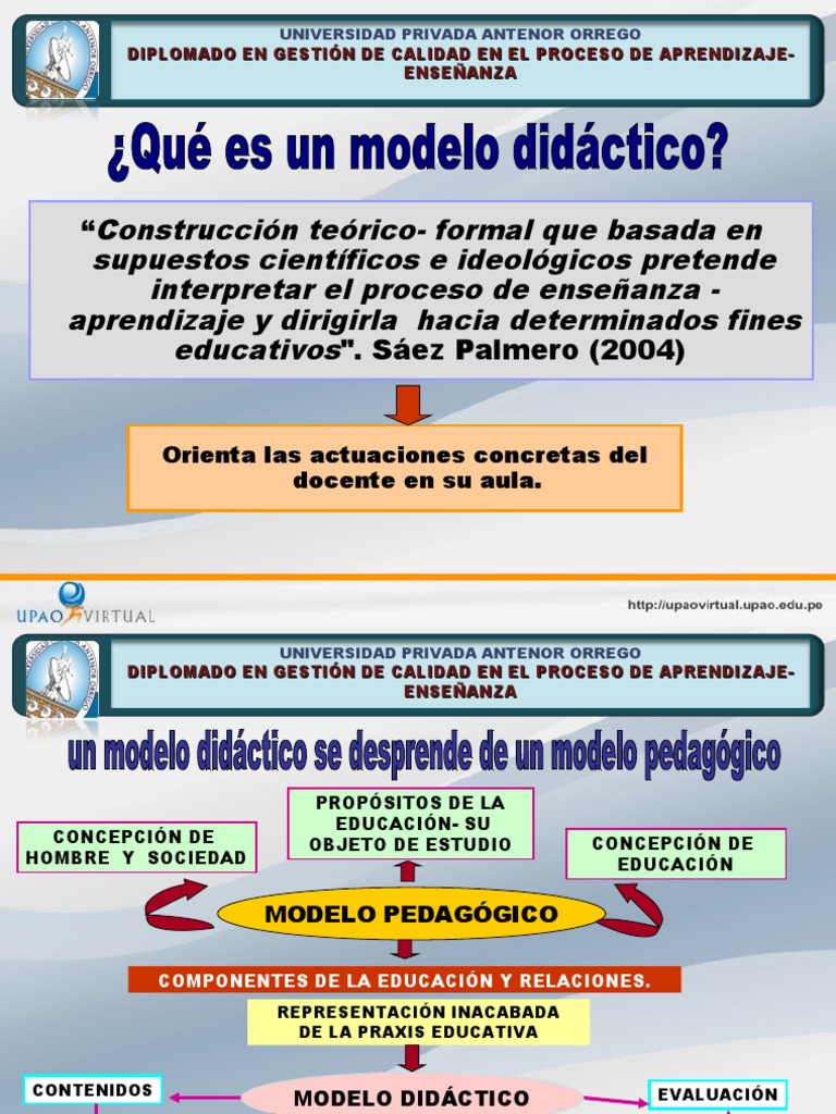 MODELOS DIDÁCTICOS | Maestros | Evaluación