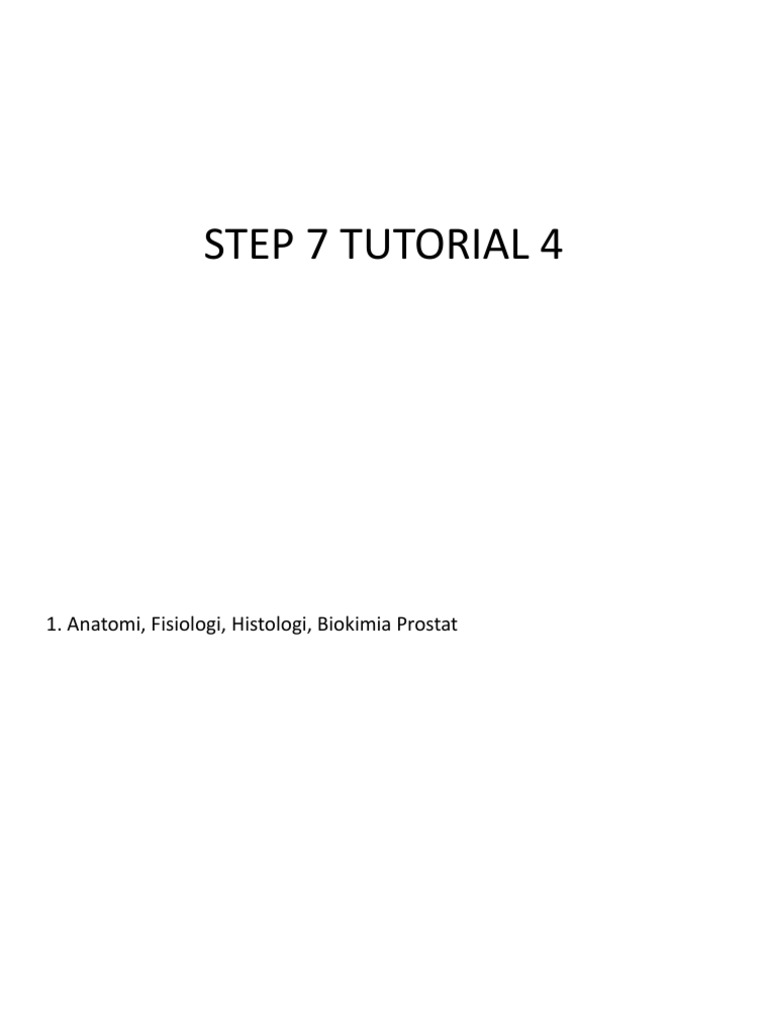Step 7 Tutorial 4 | PDF Step 7 Tutorial 4 | PDF