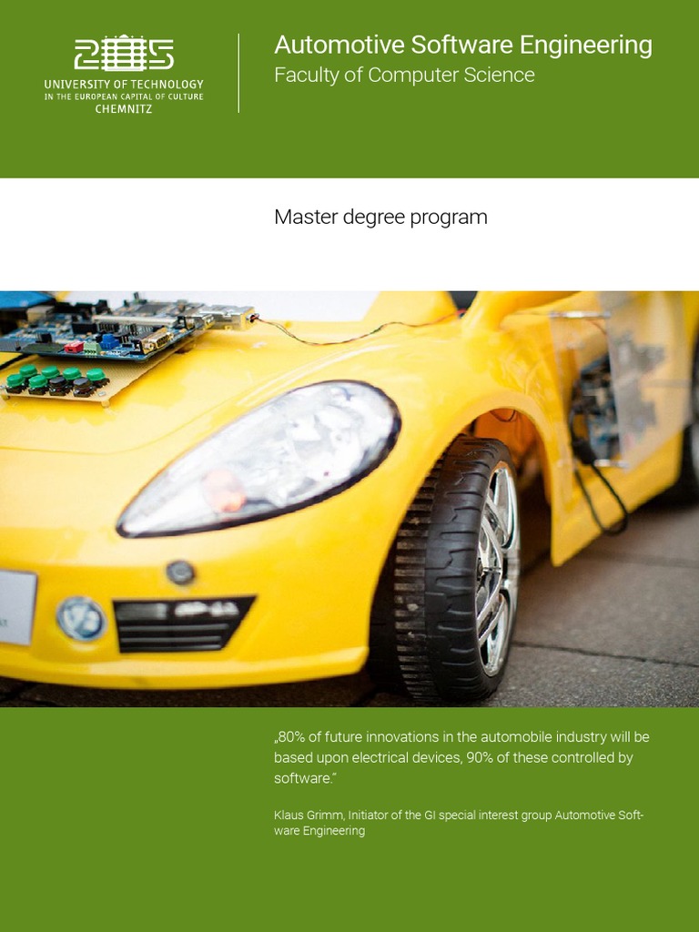 Automotive Software Engineering Master Engl | PDF | Embedded System | Engineering