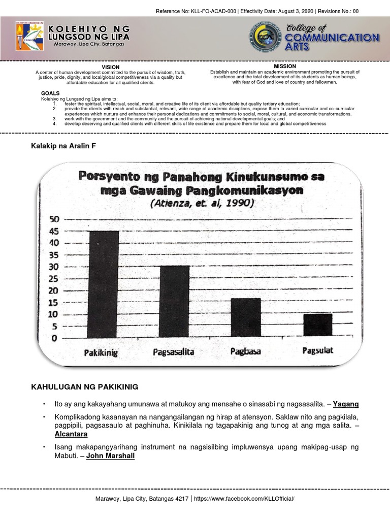 Modyul 6 Fil 101 | PDF