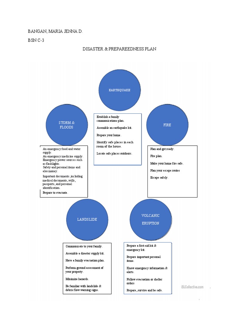 Disaster Preparedness Plan | PDF | Emergency Evacuation | Emergency ...