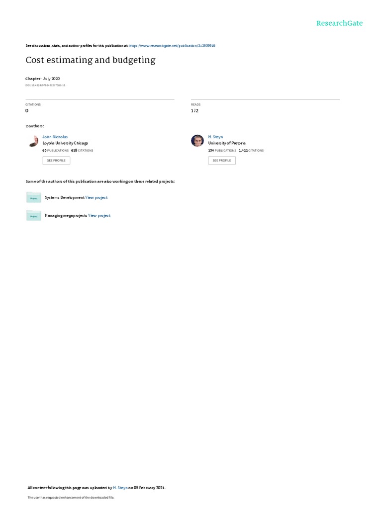 Nicholas Steyn Project Managementfor Engineeringbook | PDF | Books ...