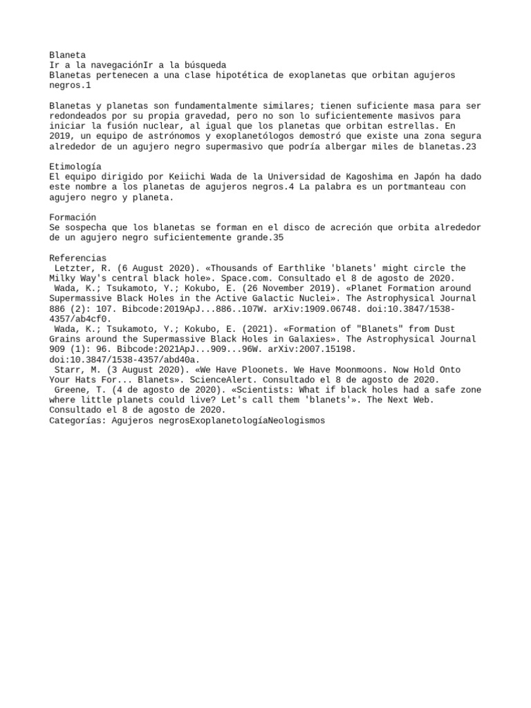 Blaneta | PDF