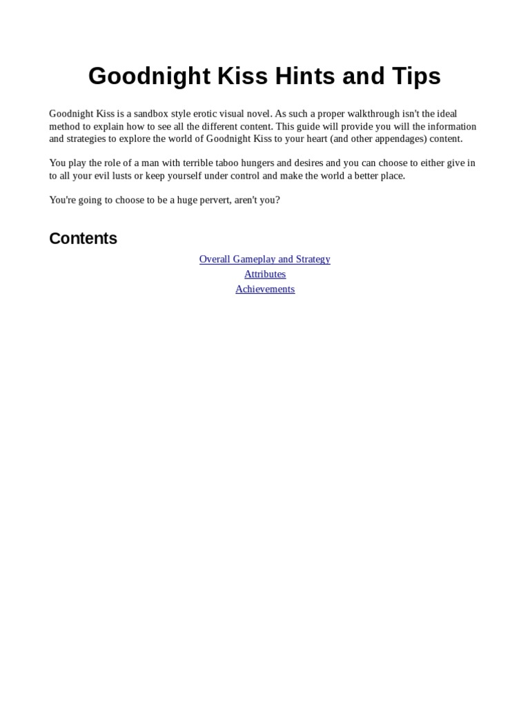 GNK Hints and Tips | PDF