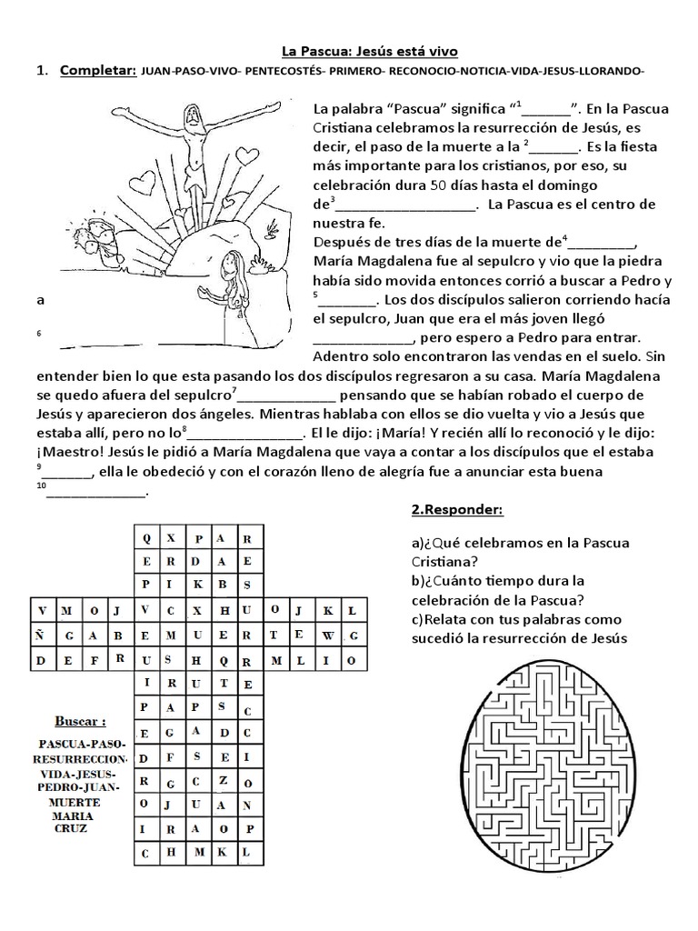 Pascua 5 y 6 | PDF | Pascua de Resurrección | Jesús