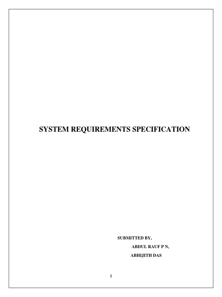 SRS of Students Result Management System | PDF | Test (Assessment ...