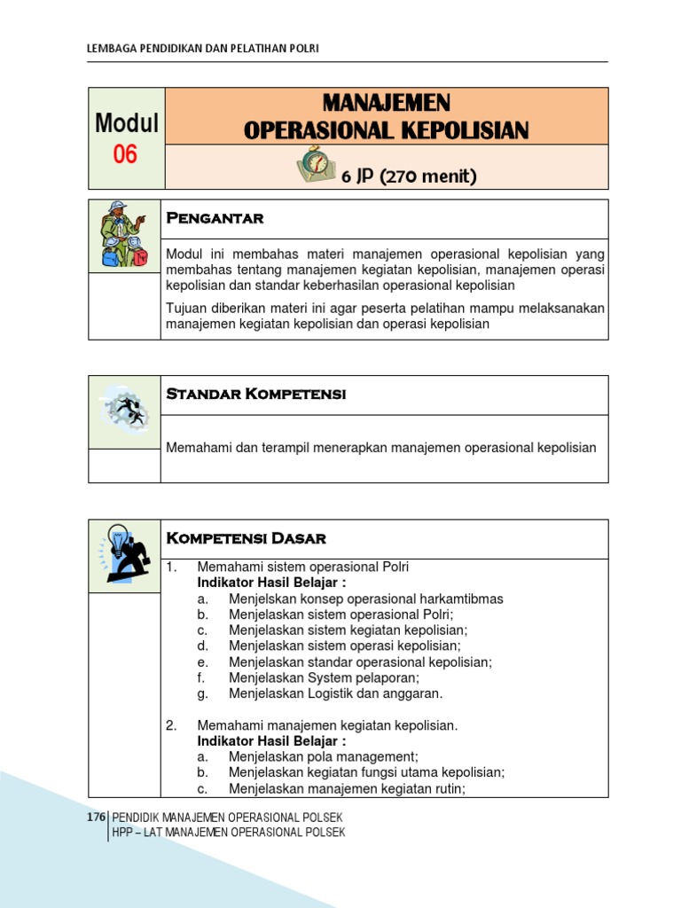 Manajemen Fungsi Teknis Kepolisian Tingkat Polsek | PDF