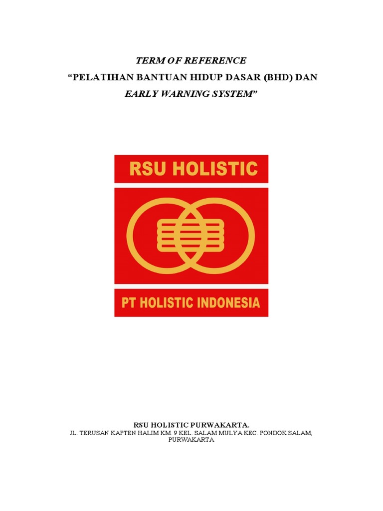 TOR PELATIHAN BHD Dan EWS 2022 | PDF