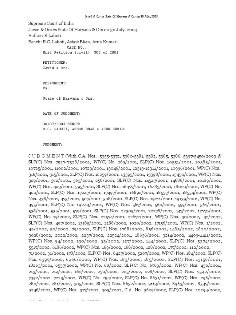 Compendium Petitioner - Compressed | PDF | U.S. State | Polygamy