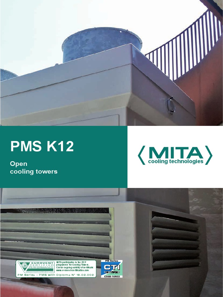 MITA - PMS K12 Open Circuit Cooling Towers For Small Medium Plants ...
