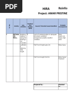 Hirac Form (Health Hazard) | PDF | Hazards | Risk