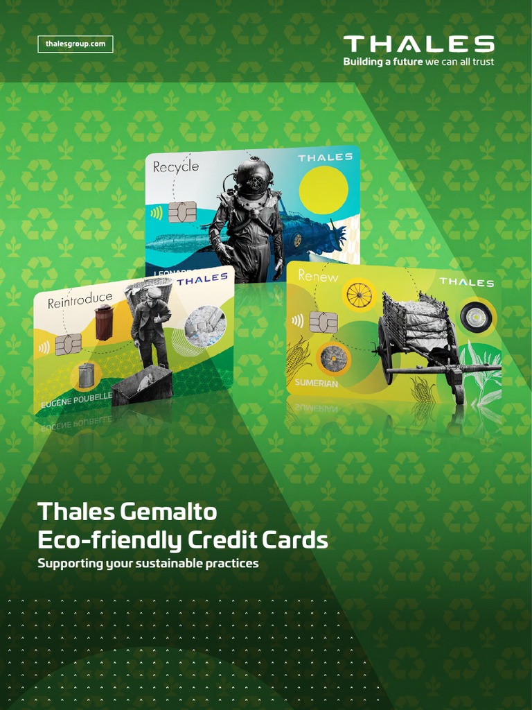 Thales Eco-Cards Brochure PDF | PDF | Recycling | Polyvinyl Chloride