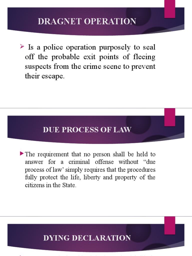 Definition of Terms CDI 105 | PDF | Arrest | Police