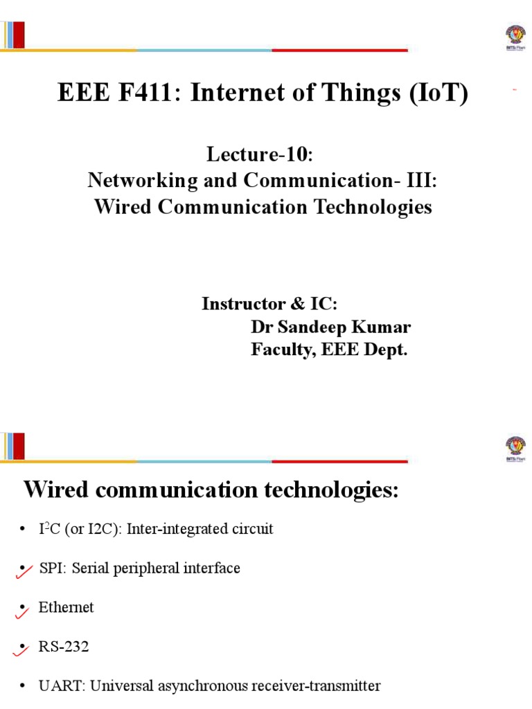 IoT-Lecture-10 - Networking and Communication - III | PDF | Computer ... IoT-Lecture-10 - Networking and Communication - III | PDF | Computer ...
