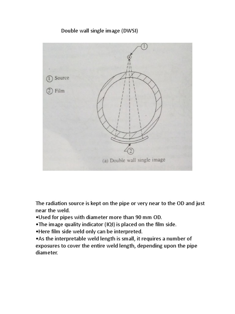 Double Wall Single Image (DWSI) | PDF | Leak | Nondestructive Testing