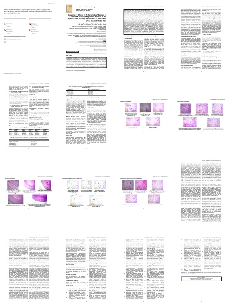 Ubah Hpa | PDF | Adrenal Gland | Hypothalamic–Pituitary–Adrenal Axis