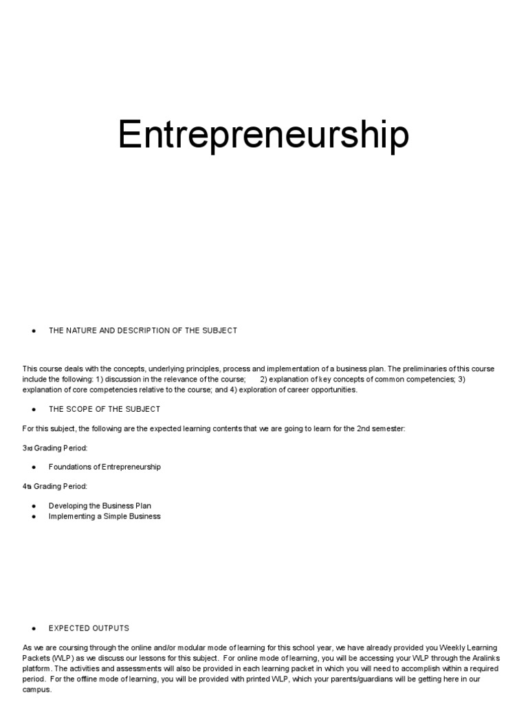 Entrepreneurship | PDF | Entrepreneurship | Market Segmentation