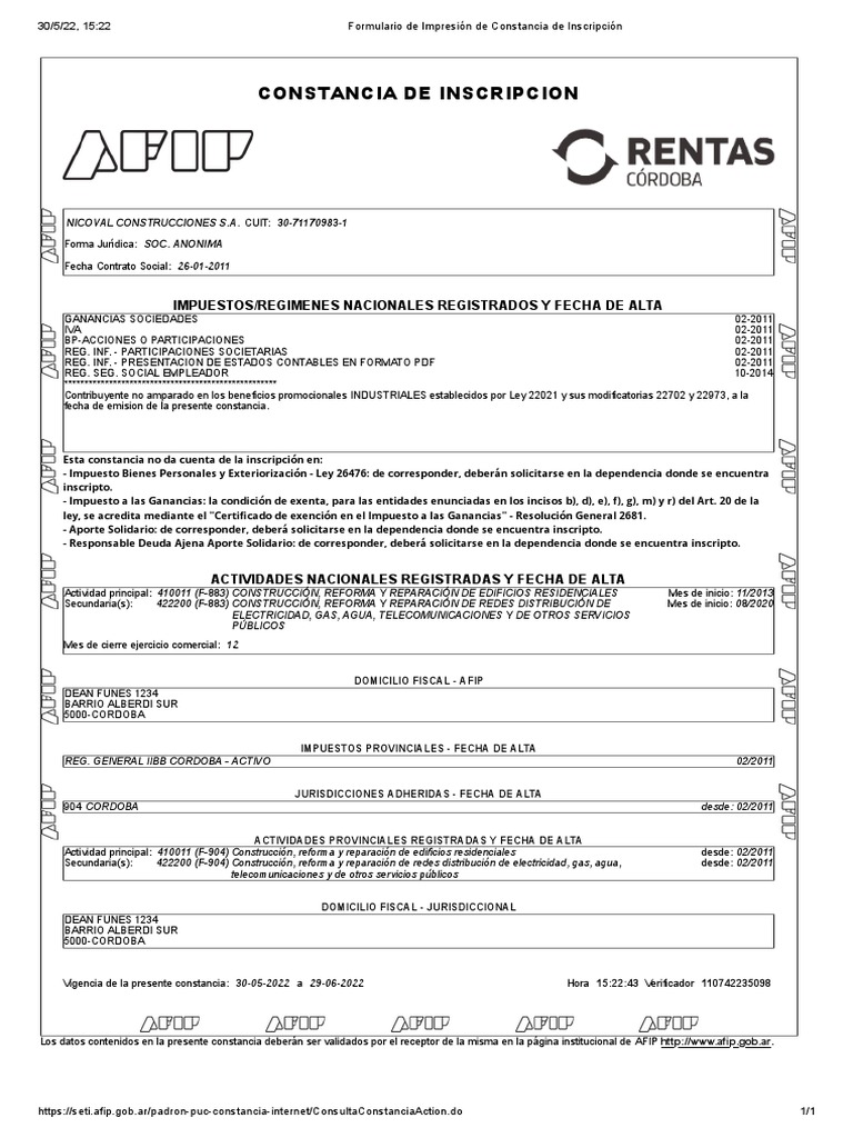 AFIP - Administración Federal de Ingresos Públicos | PDF | Impuesto ...