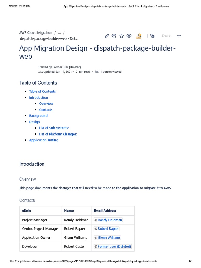 App Migration Design - Dispatch-Package-Builder-Web - AWS Cloud ... App Migration Design - Dispatch-Package-Builder-Web - AWS Cloud ...