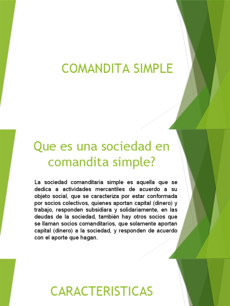 Comandita Simple | PDF | Business | Economias