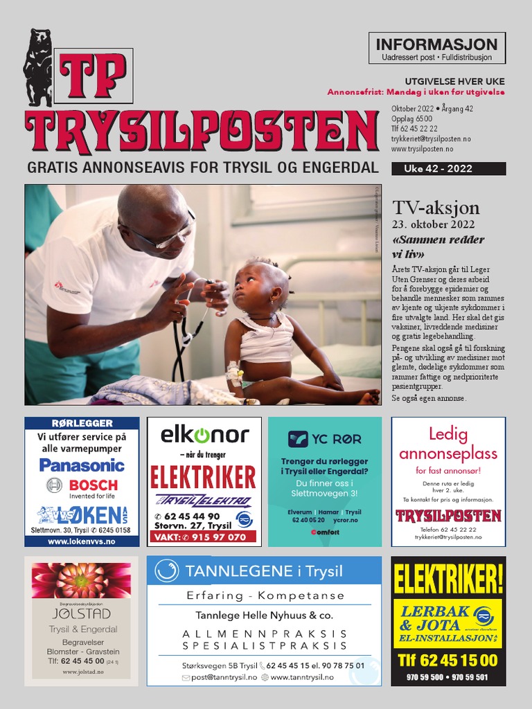 Trysilposten.2022.Uke 42 | PDF
