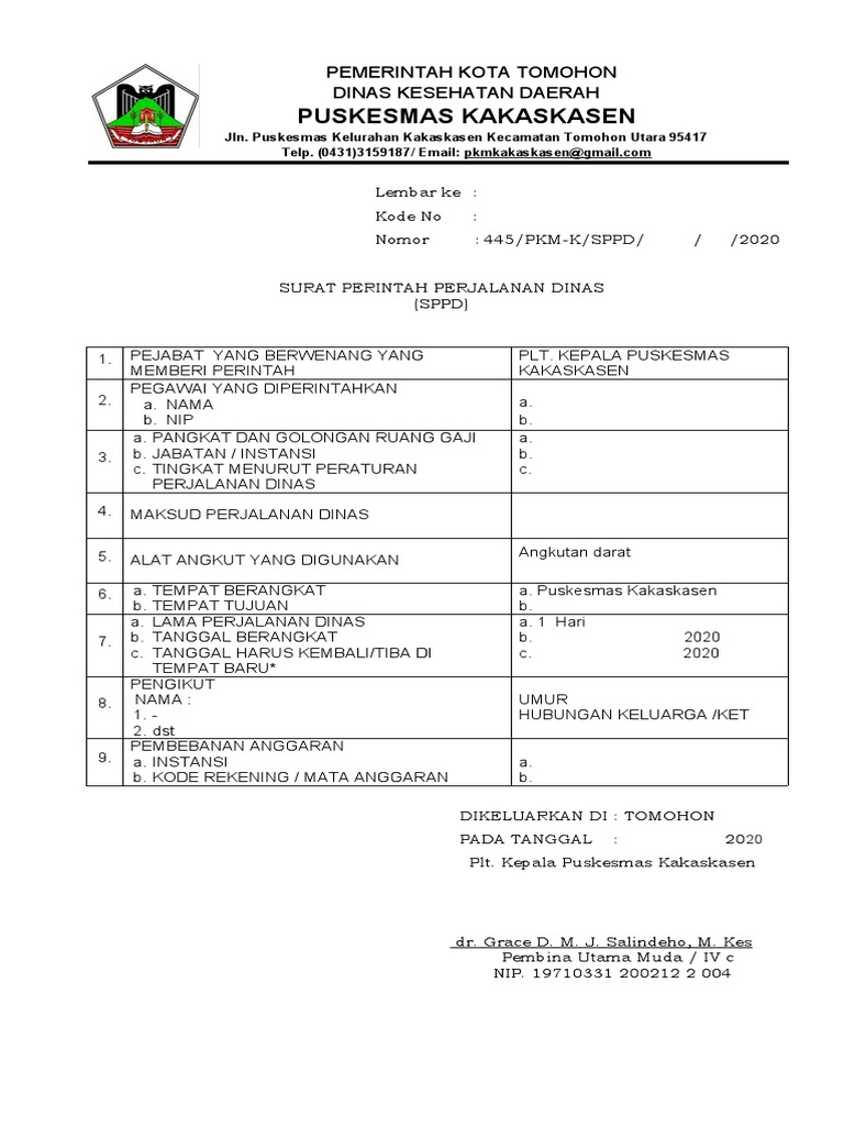 Format SPPD 1 TN | PDF