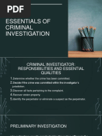 General Principles of Investigation | PDF | Crime Scene | Interrogation