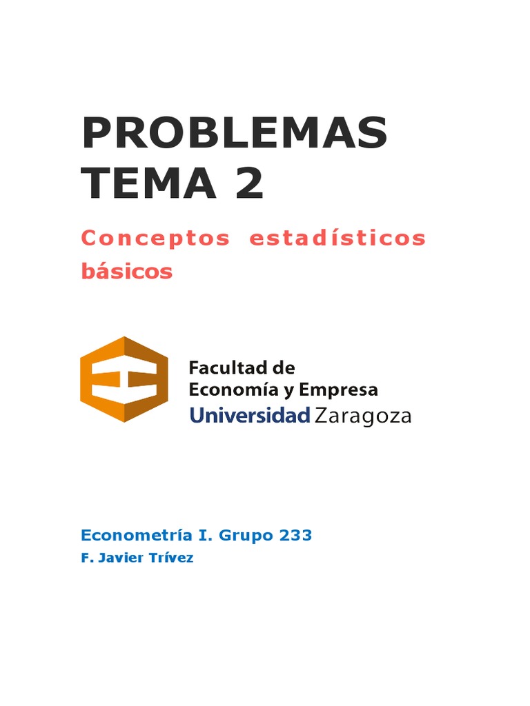 Problemas Tema 2 | PDF