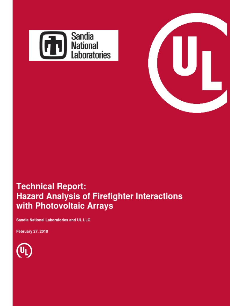 Technical Report - Hazard Analysis of Firefighter Interactions With ...