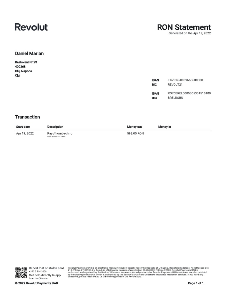 Transaction-Statement En-Us b96936 | PDF | Payments | Financial Technology
