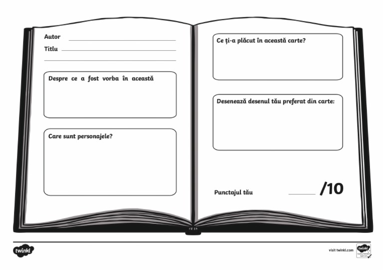 Recenzie de Carte Fisa de Activitate | PDF