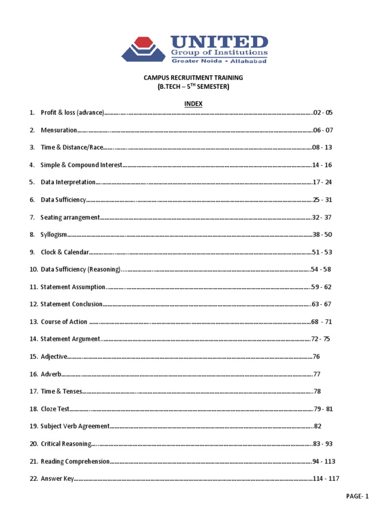 CRT 3rd Year New | PDF | Speed | Area