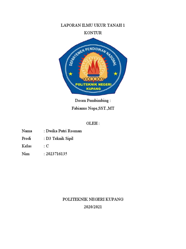 Laporan Ilmu Ukur Tanah Kontur | PDF