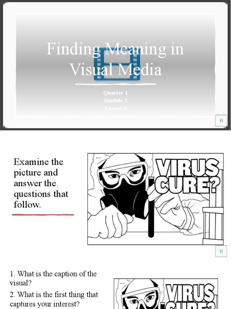 Finding Meaning in Visual Media | PDF | Mass Media | Infographics