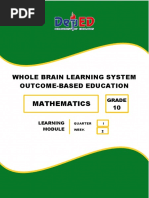 Mathematics: Quarter I - Module 3 | PDF | Mean | Arithmetic