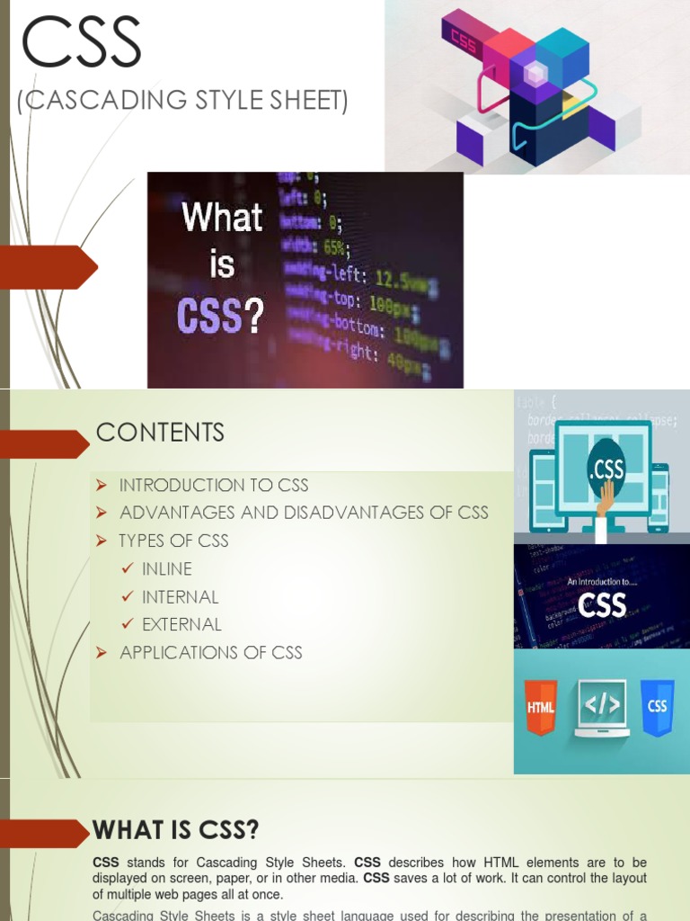 Cascading Style Sheet | PDF | Html | Html Element