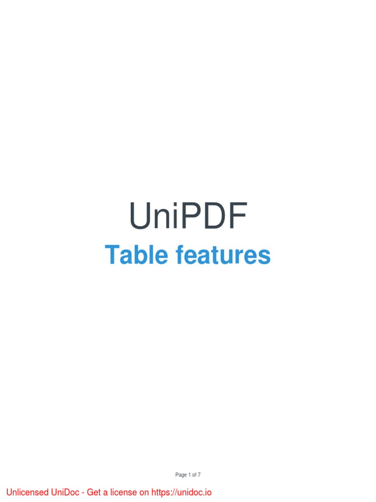 Unipdf Tables | PDF | Written Communication | Book Design