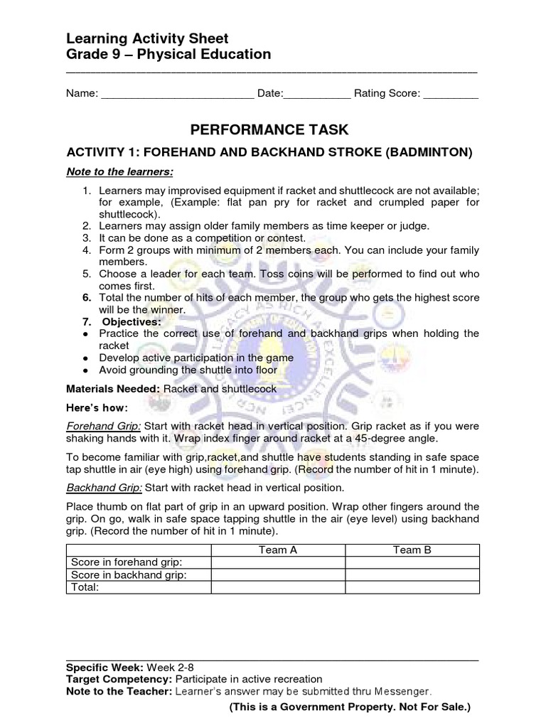 PE9 Q4 LAS3 - Language | PDF