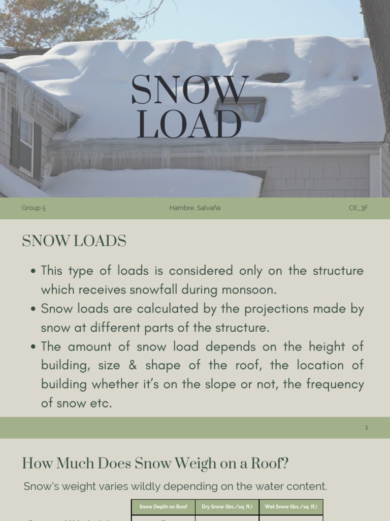 Snow Load | PDF