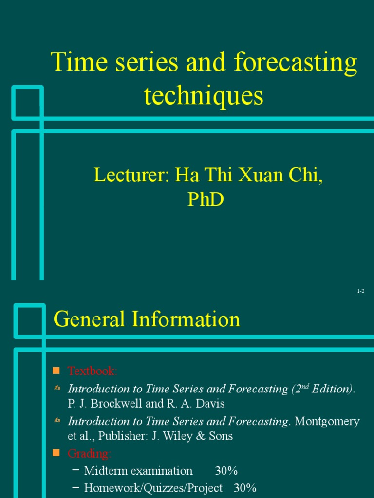 Chapter 1 - Introduction To Time Series and Forcasting - Student ...
