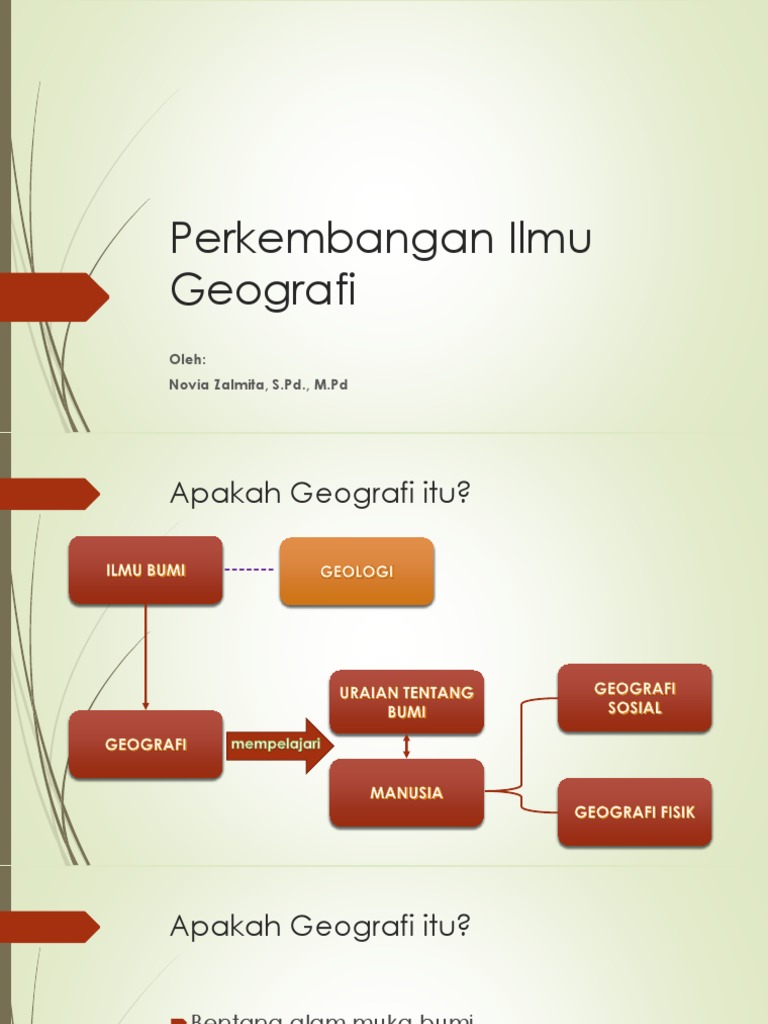 Perkembangan Ilmu Geografi | PDF | Sains & Matematika | Sejarah