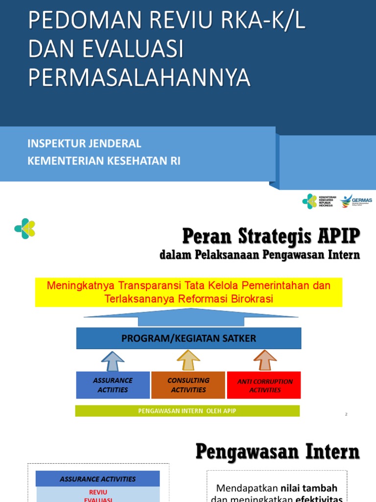 01 - Pedoman Reviu RKAKL TA 2021 Serta Evaluasi Pelaksanaan Reviu RKAKL 2020 | PDF