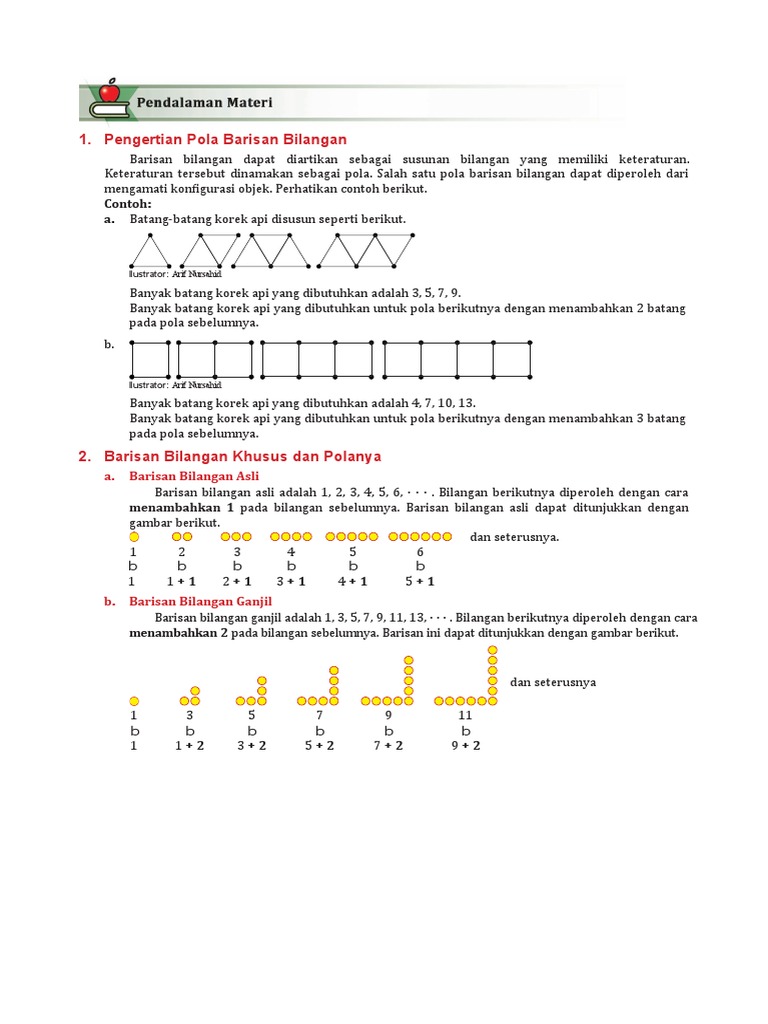 Pola Barisan Bilangan Korek Api | PDF