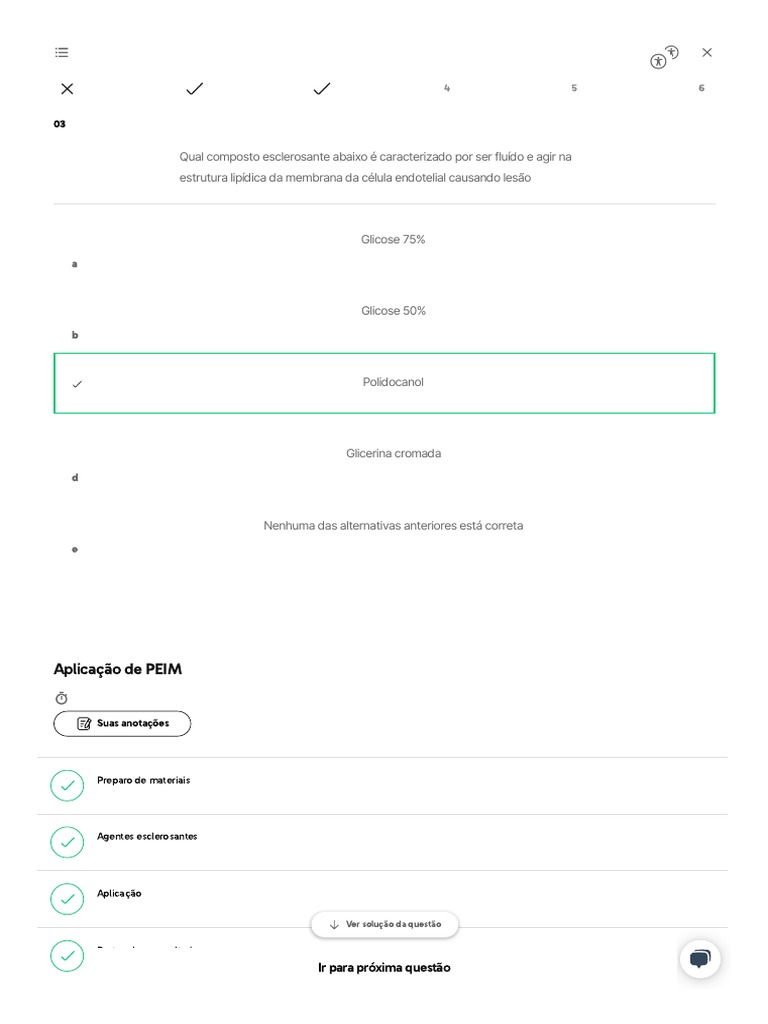 Descomplica Questões - PEIM | PDF | Varizes | Medicina Clínica