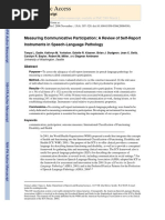 The Communicative Effectiveness Index Ceti | PDF | Aphasia | Cognition