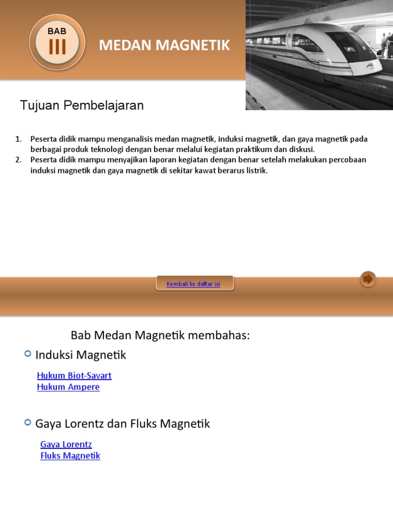 Power Point Medan Magnet | PDF