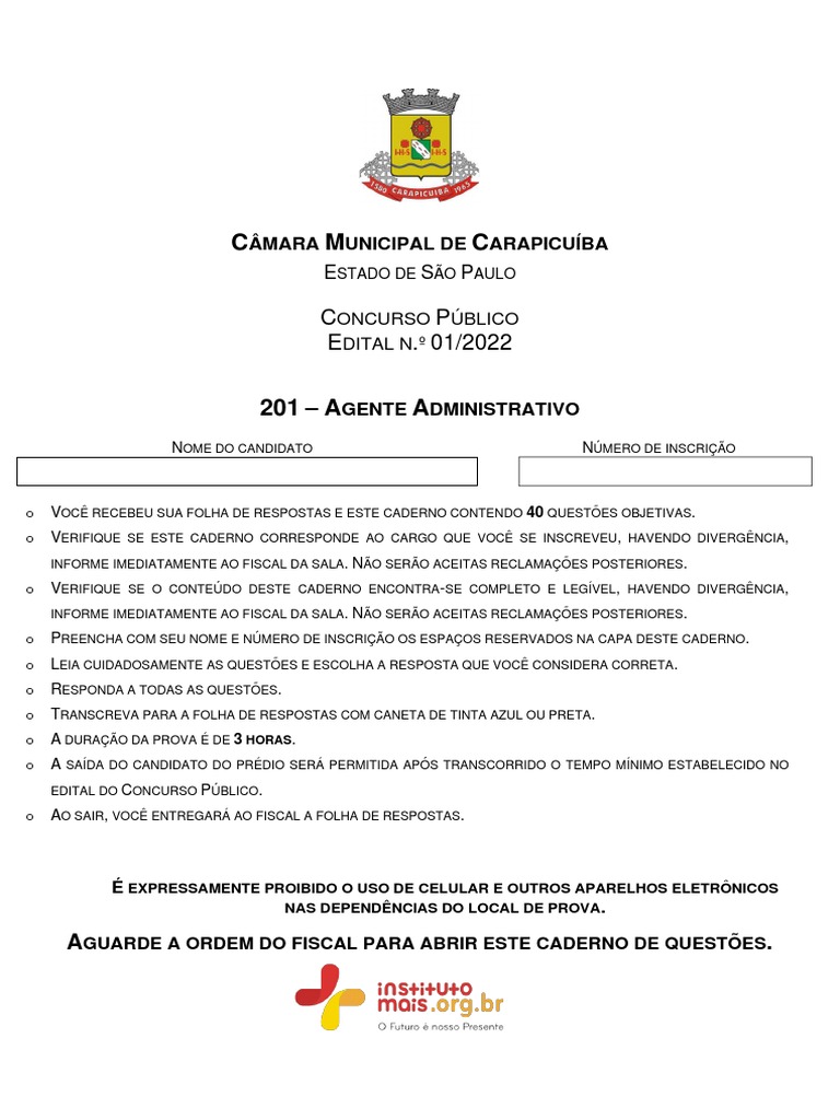 Prova Agente Administrativo Prova Objetiva | PDF | Microsoft Windows ... Prova Agente Administrativo Prova Objetiva | PDF | Microsoft Windows ...