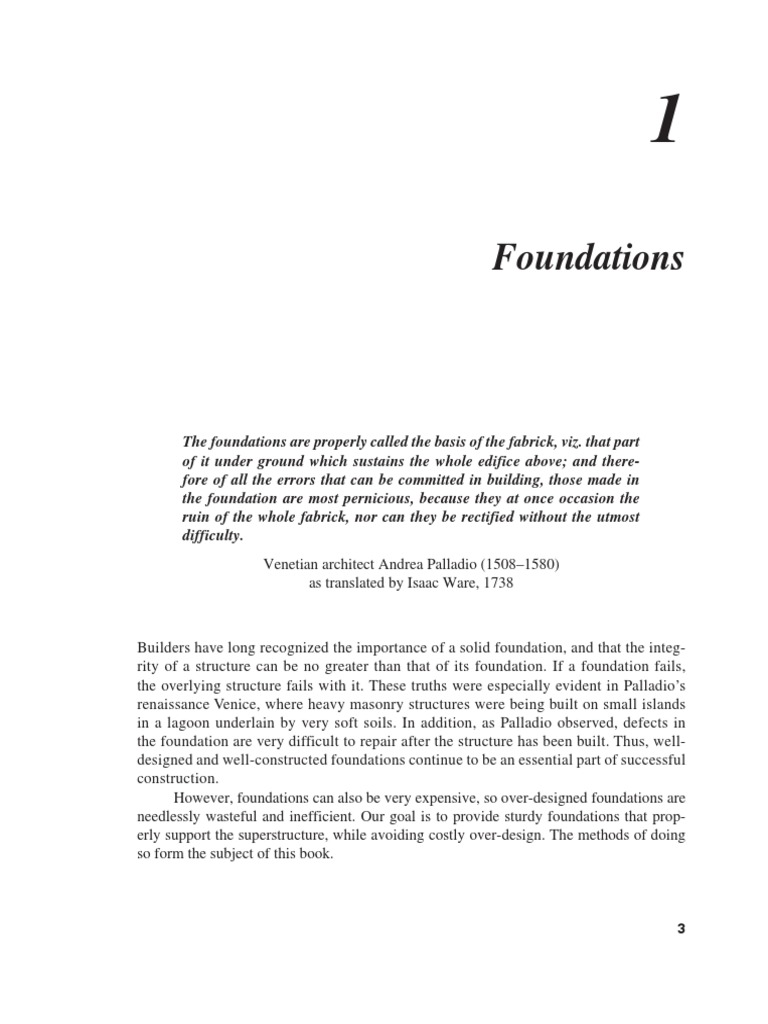 01 Foundations | Download Free PDF | Deep Foundation | Foundation (Engineering)
